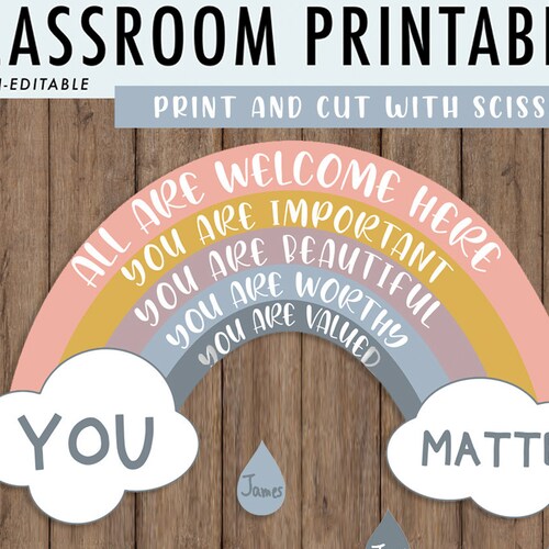 Boho Classroom Decoration Inclusive Classroom Decor Positive - Etsy