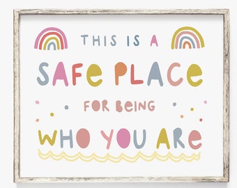 Safe Space Printable - Etsy
