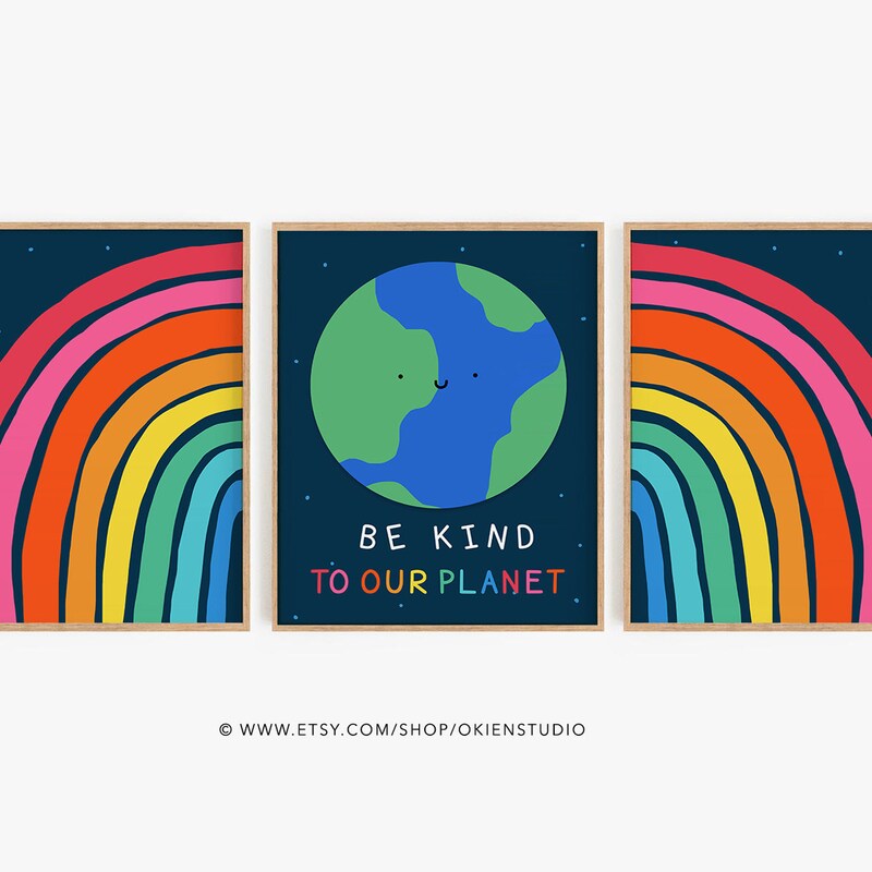 Save the Planet Poster - Etsy UK