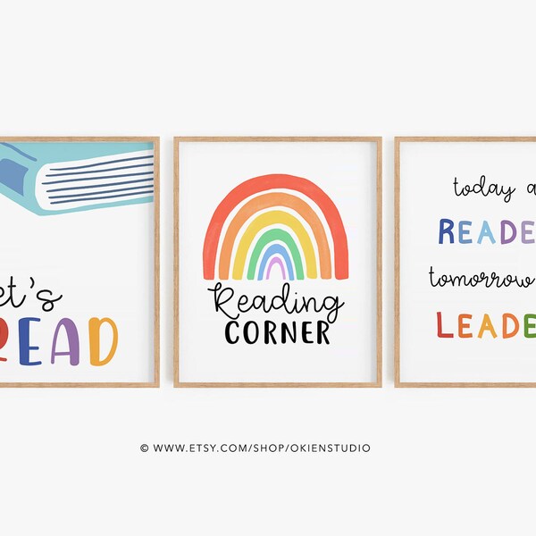 Reading Corner Sign - Etsy