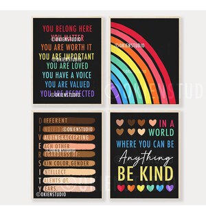 Diversity Rainbow Poster, Diversity Classroom, Pride Rainbow, Teacher ...