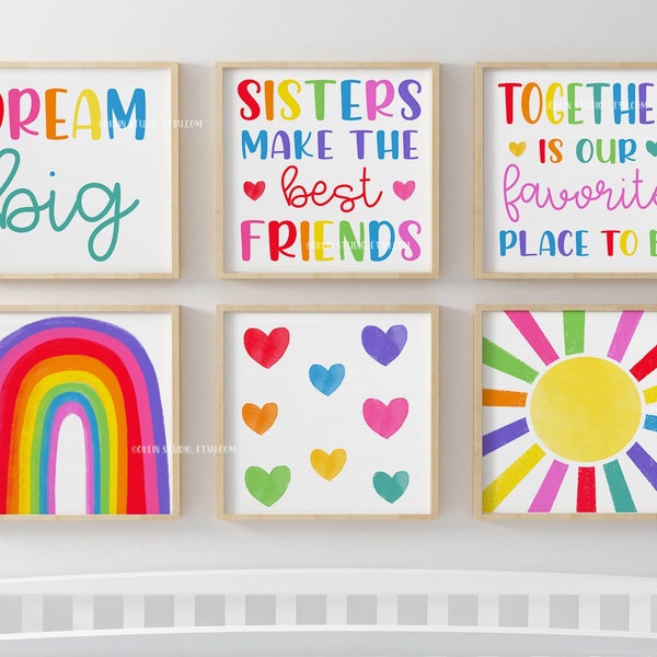 Girls Room Wall Art - Etsy