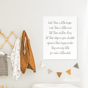 Nursery Poem Art Print: Boho Baby Room Decor (digital Download) - Etsy