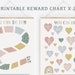 Boho Reward Chart, Printable Behavior Chart, Girl's Sticker Chart ...