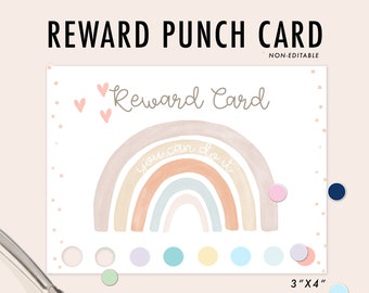 Homework Punch Card - Etsy
