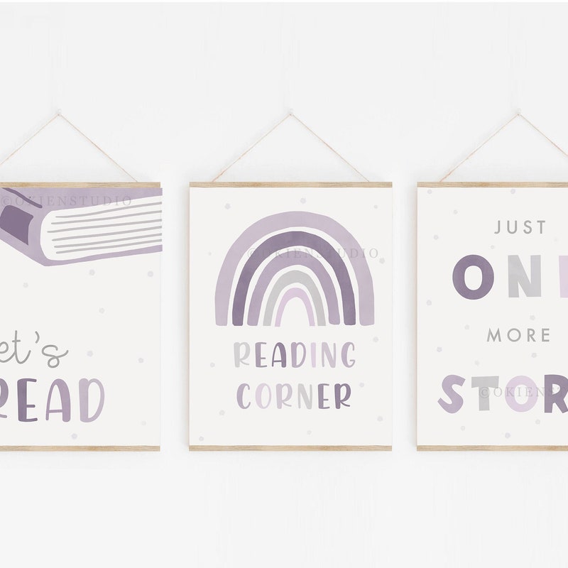 Lets Read Sign - Etsy