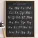 Printable, Chalkboard Poster, A-Z Poster, Alphabet Chart, English ...