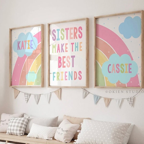 Sisters Wall Art - Etsy