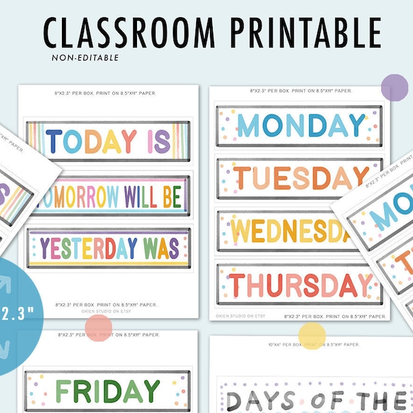 Days of the Week - Etsy