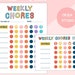Editable Chore Chart for Kids, Editable Cleaning Schedule, Weekly ...