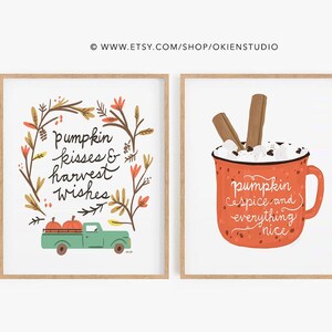 Autumn Decor Printable, Fall Signs, Pumpkin Spice and Everything Nice ...