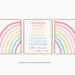 Printable wall art Positive affirmations wall art pastel | Etsy