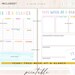 Planner bundle printable 11pages Daily routine chart weekly | Etsy