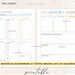 Planner bundle printable 11pages Daily routine chart weekly | Etsy