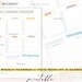 Planner bundle printable 11pages Daily routine chart weekly | Etsy