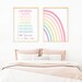 Printable wall art Positive affirmations wall art pastel | Etsy