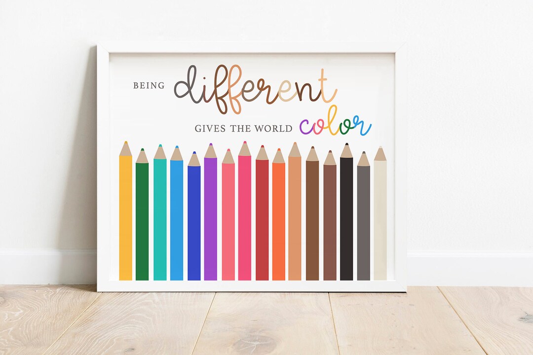 Diversity Print, Teacher Classroom Decor, Diversity Classroom, Being ...