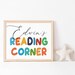 Printable, Personalized Reading Sign, Personalized Wall Art, Reading ...