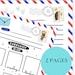 Kids Pen Pal Printable, Letter Templates for Kids, Letter Printable ...