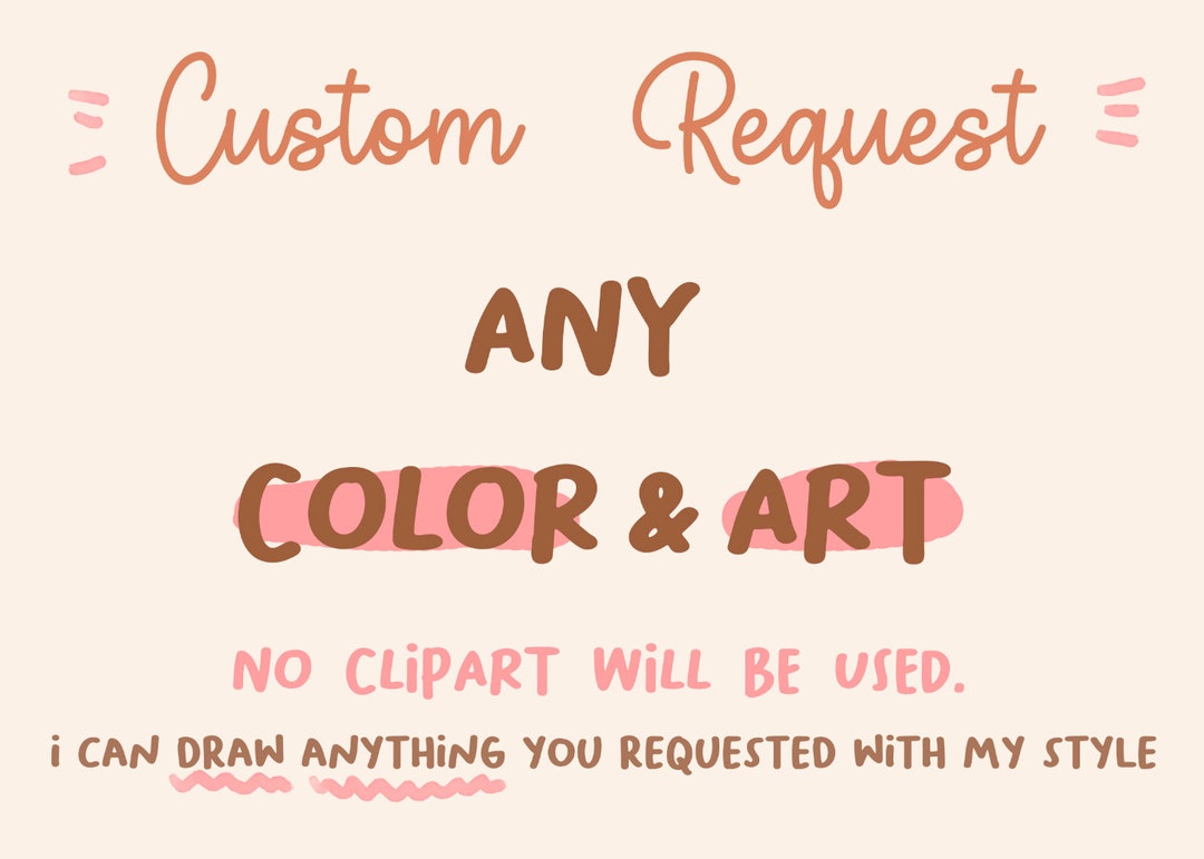 Custom Art Request, Limited Order. Illustrator for Hire , Graphic ...