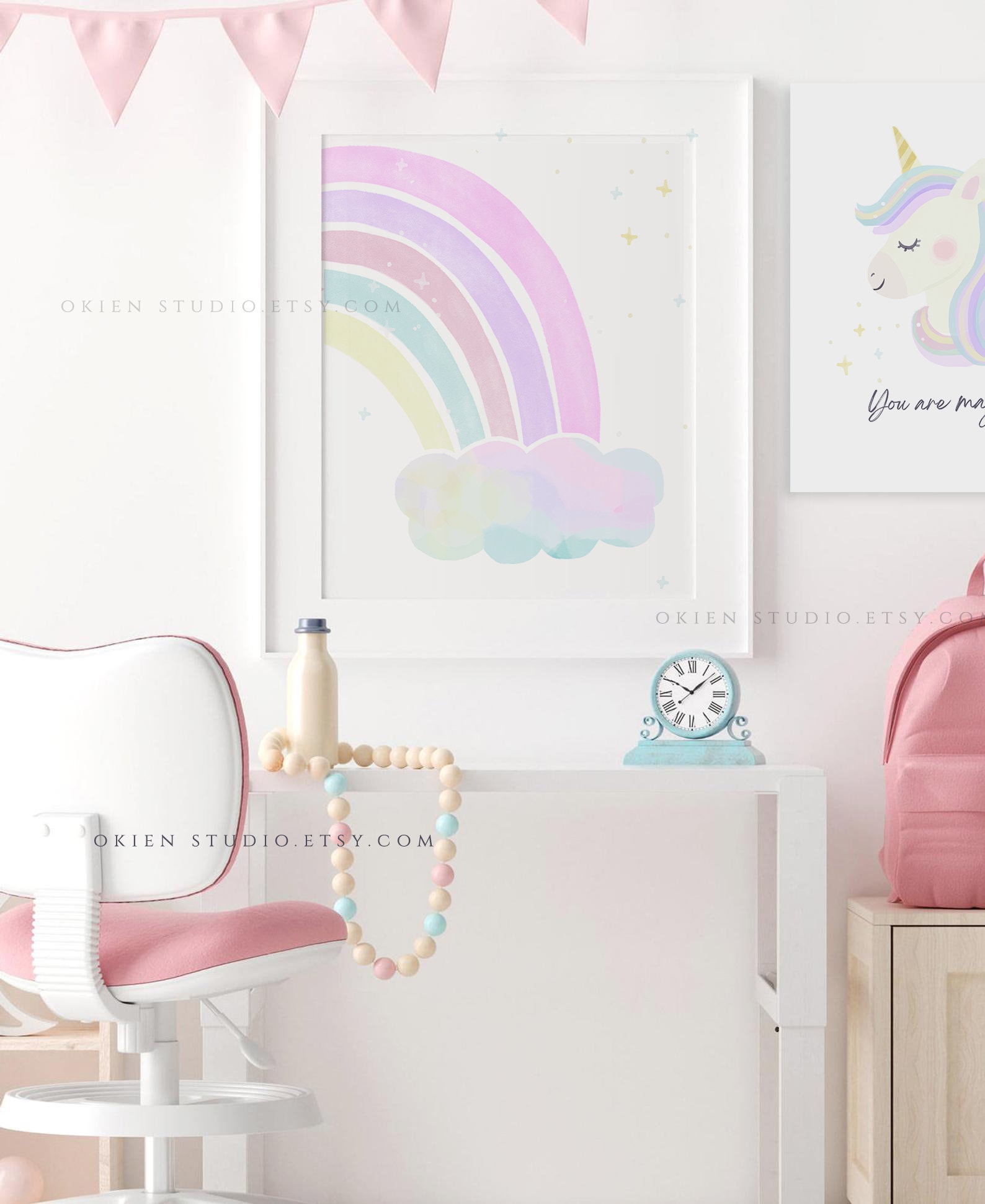 Unicorn wall decor unicorn room decor for girls unicorn | Etsy