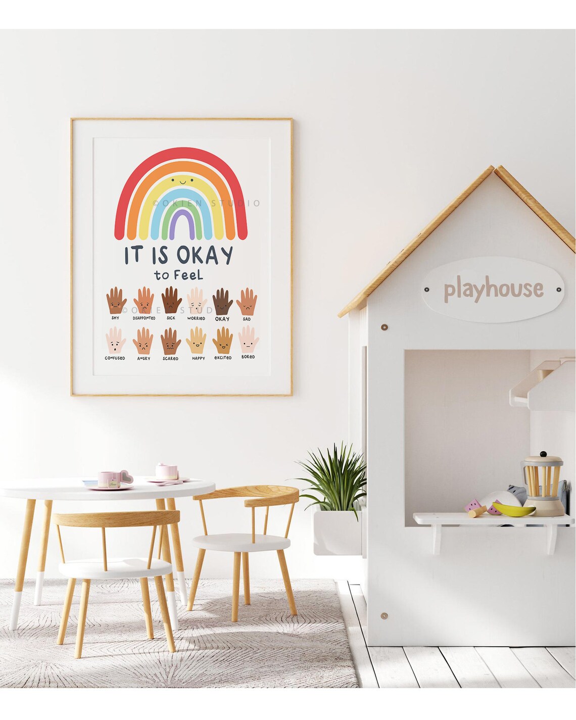 Feelings Wheel Printable Rainbow Emotions Poster Rainbow - Etsy