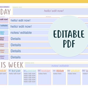 Editable Versatile Planner, Homeschool Tracker, Reward Chores List ...