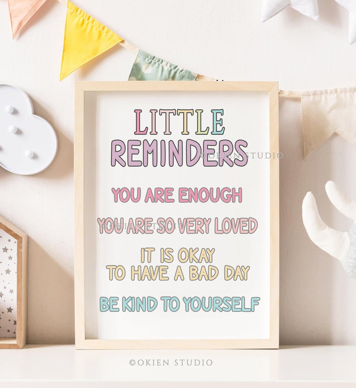 Playroom Wall Art Bundle: Read, Play, Affirmations (digital Download ...
