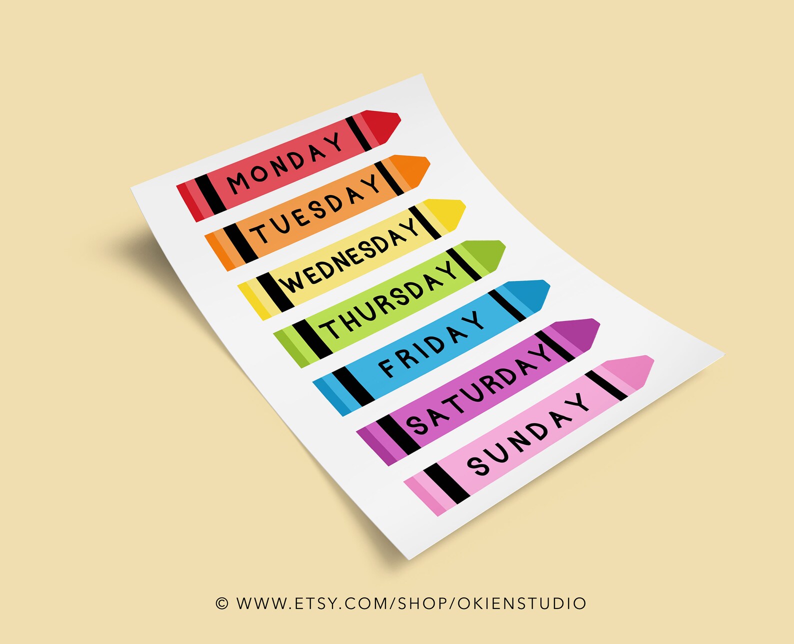 Rainbow Educational Posters Set for Playroom Homeschool - Etsy