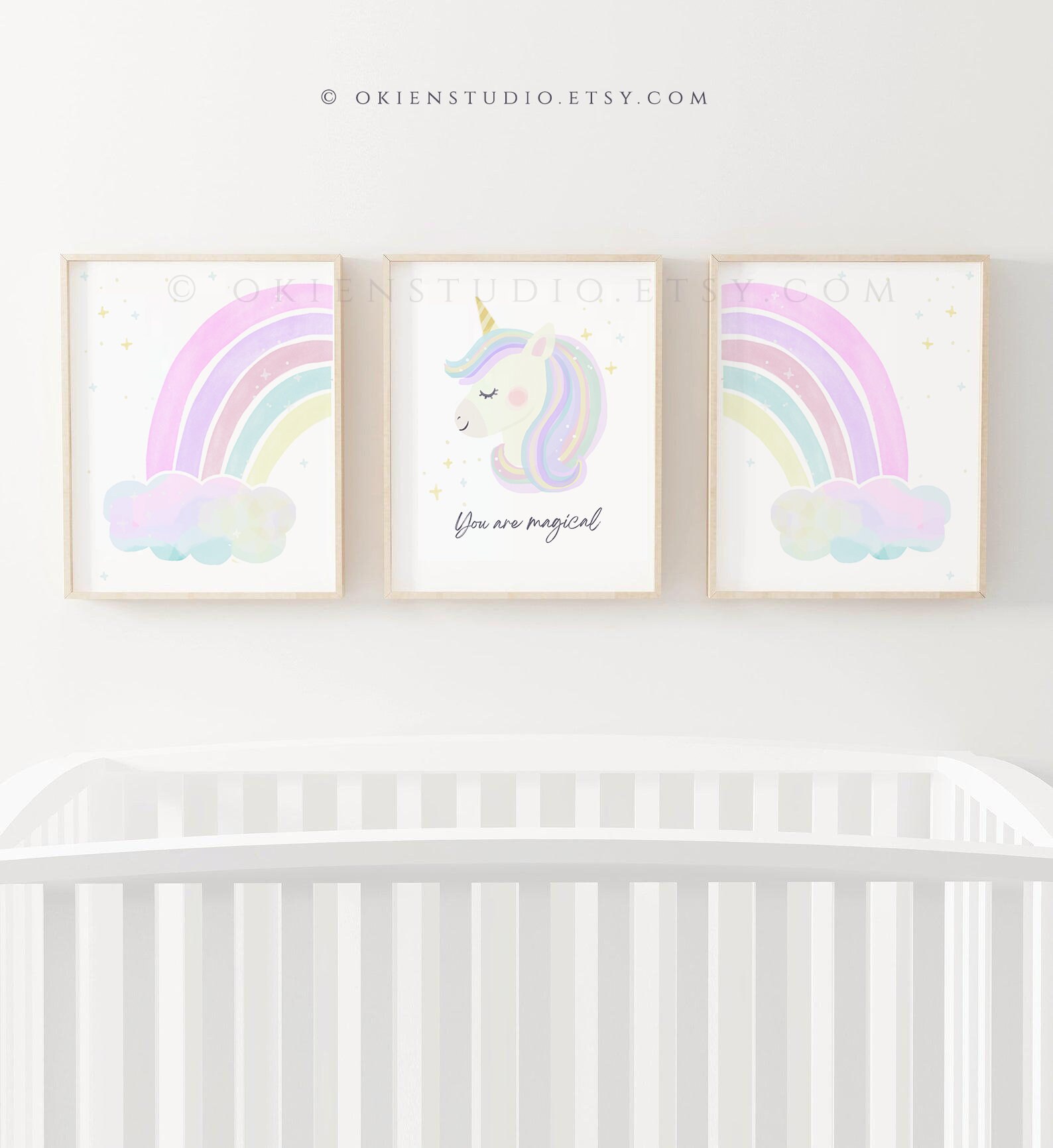 Unicorn wall decor unicorn room decor for girls unicorn | Etsy