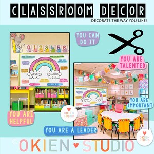 Digital File, Classroom Decoration Printable, Teacher Welcome Sign ...