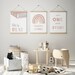 Rainbow Reading Corner Sign, Boho Reading Corner Set, Neutral Wall Art ...