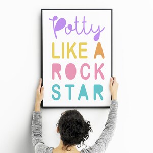 Bathroom Signs, Kids Bathroom Sets, Potty Sign, Bathroom Rules, Wash ...