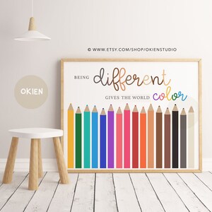 Diversity Print, Teacher Classroom Decor, Diversity Classroom, Being ...