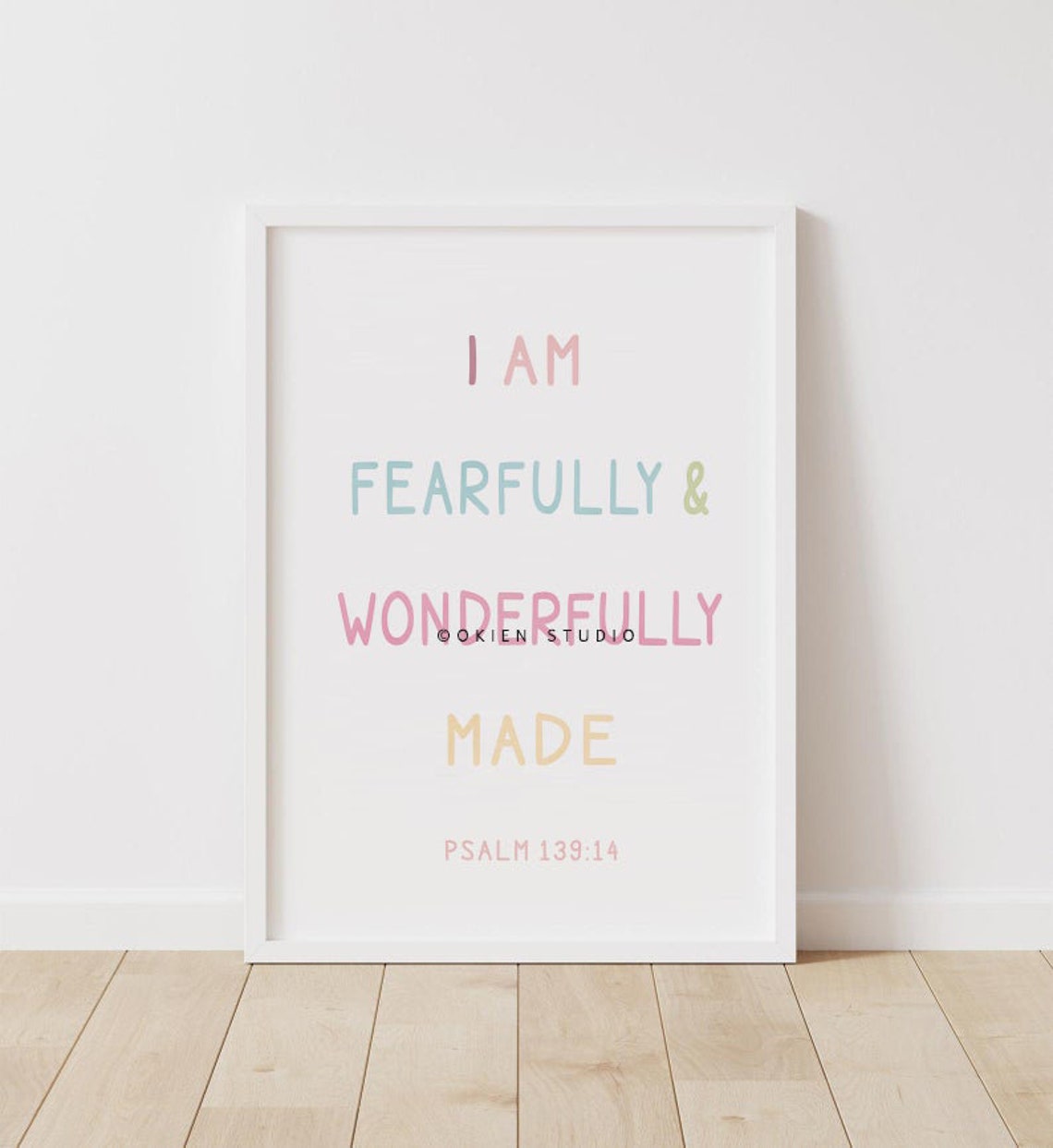 Nursery bible verse wall art Boho christian art Scripture | Etsy