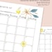 Summer Monthly Calendar Lemon Monthly Planner Lemon - Etsy