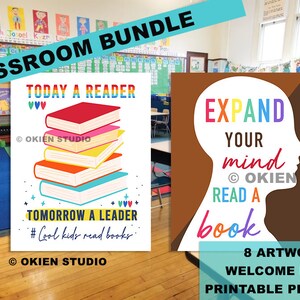Inclusive Classroom Decor Bundle: Welcome Sign, Positive Affirmations ...