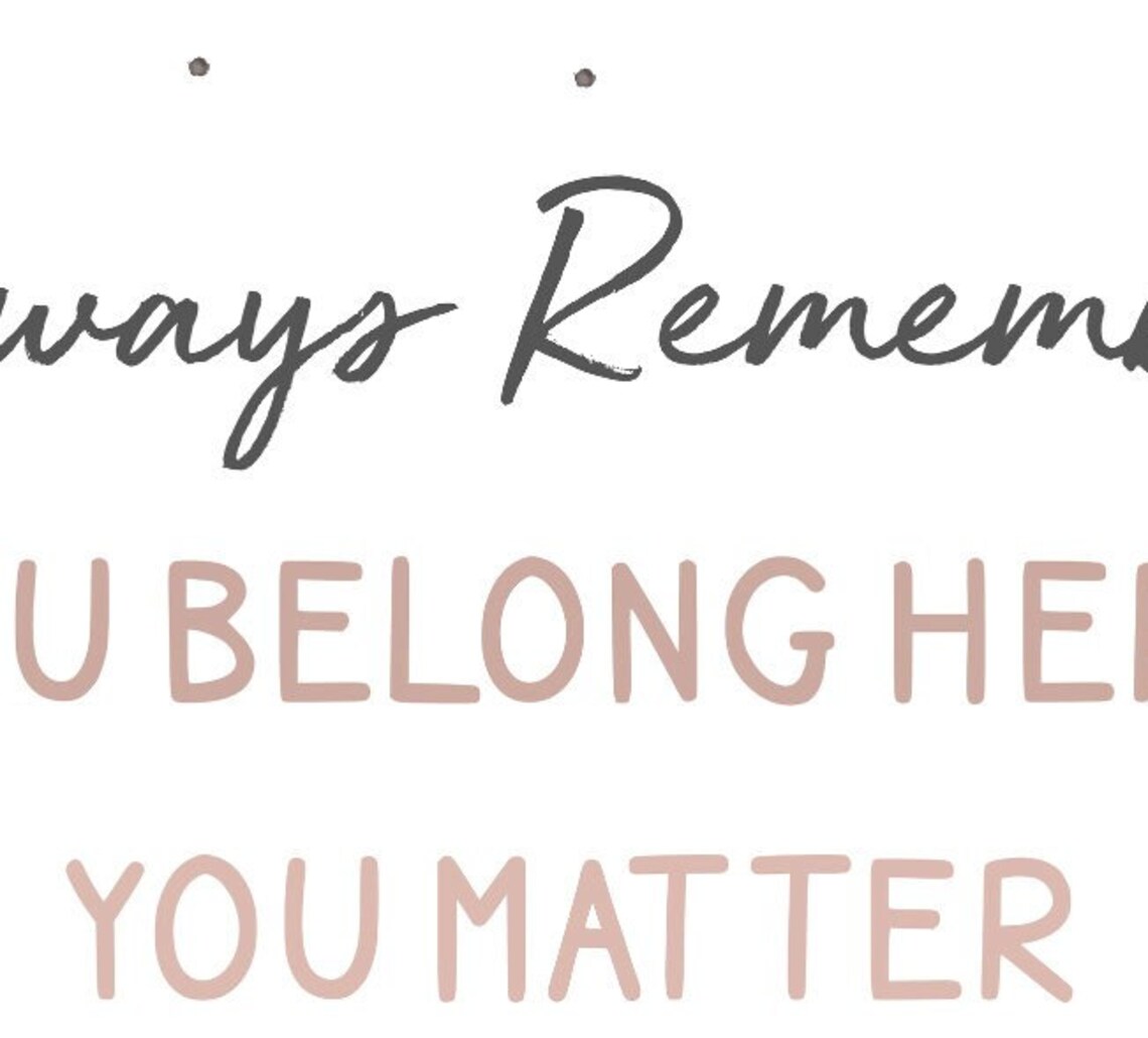 Always Remember Poster Pastel Rainbow in This Room Sign | Etsy