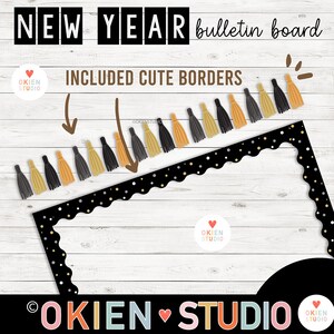 New Year Bulletin Board Kit 2026: Classroom Decor Printables (digital ...