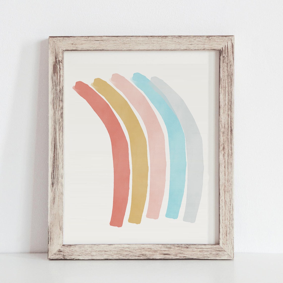 Rainbow Printable Rainbow Wall Decor Rainbow Nursery | Etsy
