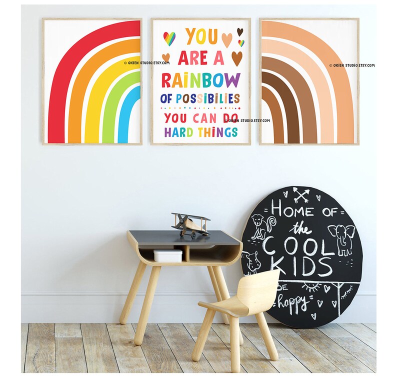 You Are a Rainbow of Possibilities Sign Diversity Rainbow | Etsy