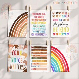 Classroom Art Bundle for Teacher Classroom Poster Gift for Teacher ...