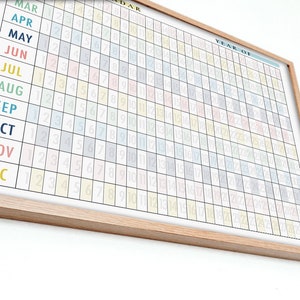 Giant 365-day Wall Calendar: Yearly Habit Tracker (digital Download) - Etsy