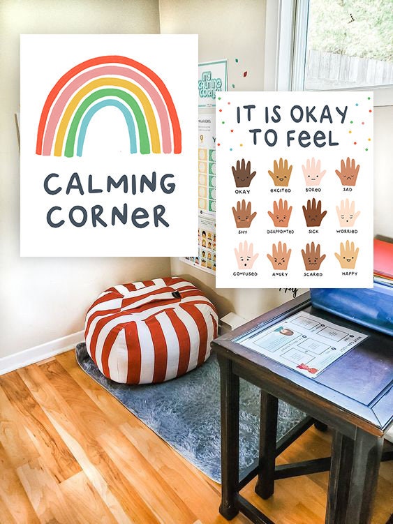Calming Corner Calming Strategies Educational Posters - Etsy Canada