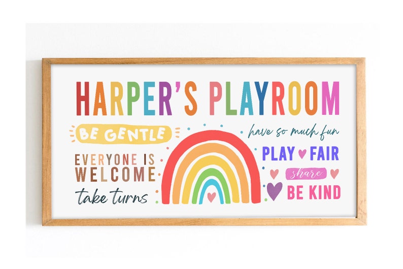 Digital Print Custom Name Sign in This Classroom Sign - Etsy
