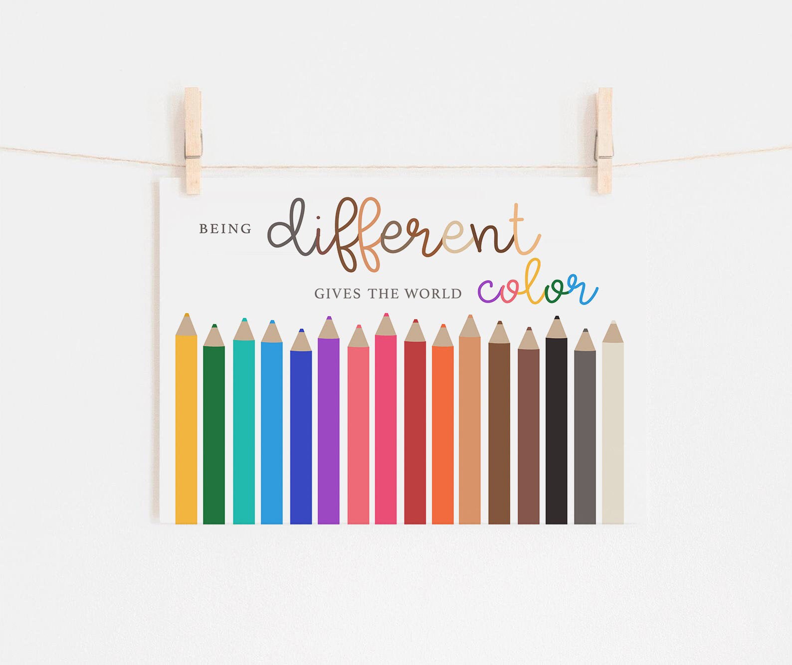 Diversity Print Teacher Classroom Decor Diversity Classroom | Etsy Canada