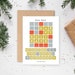 Wordle Christmas Card Printable Personalized Christmas Card - Etsy