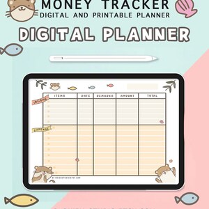 Income & Expense Tracker, Printable Budget, Monthly Budget, Weekly ...
