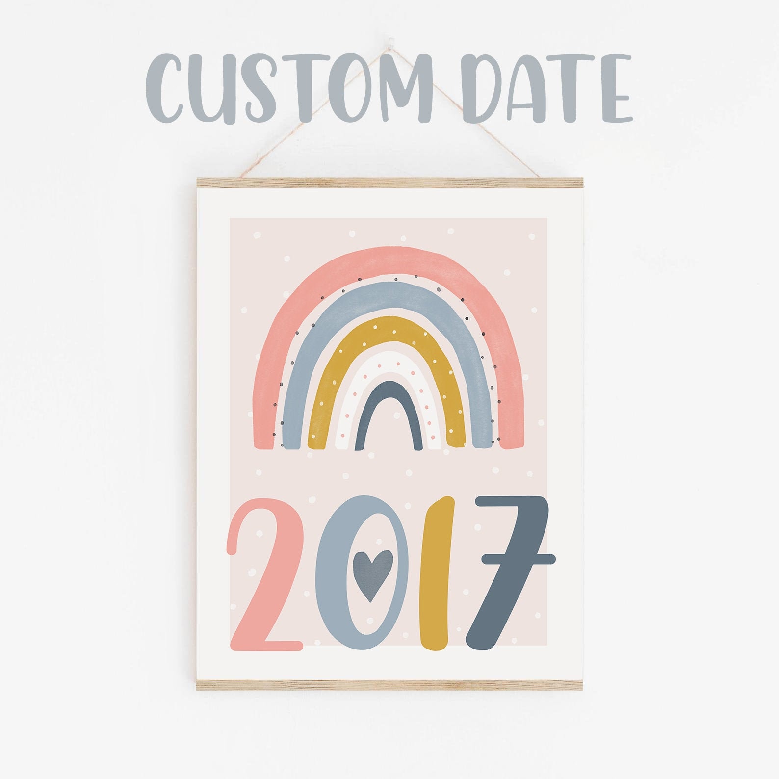 Date of Birth Wall Art Baby Birth Sign Kids Wall Art | Etsy