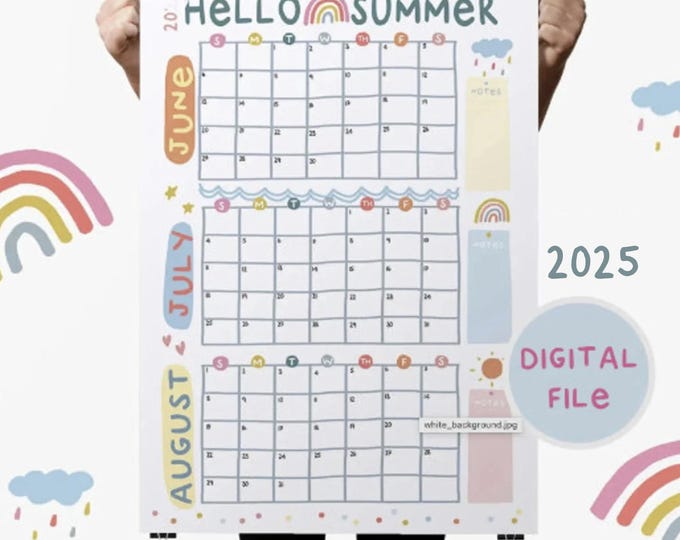 Summer Countdown Poster, 2025, Summer Countdown, Summer Poster, Summer ...
